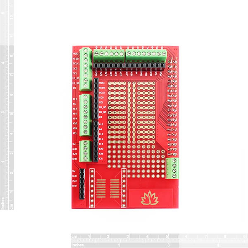 Prototyping Shield for Raspberry Pi 3/ Pi 2/ Model B+ (Long Leg Version)