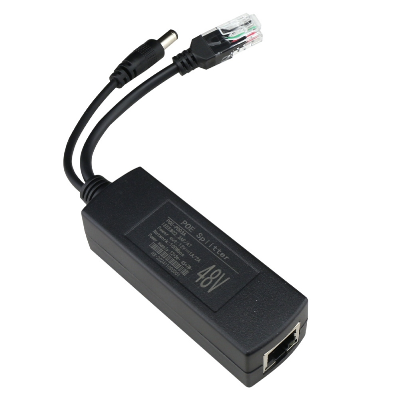 PoE Splitter with DC Plug - 12V/1A