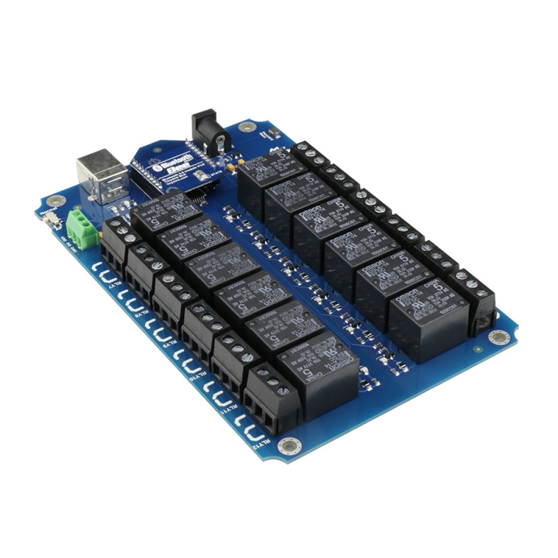 TOSR196 - 12 Channel Smartphone Bluetooth Relay - (Password/Momentary ...