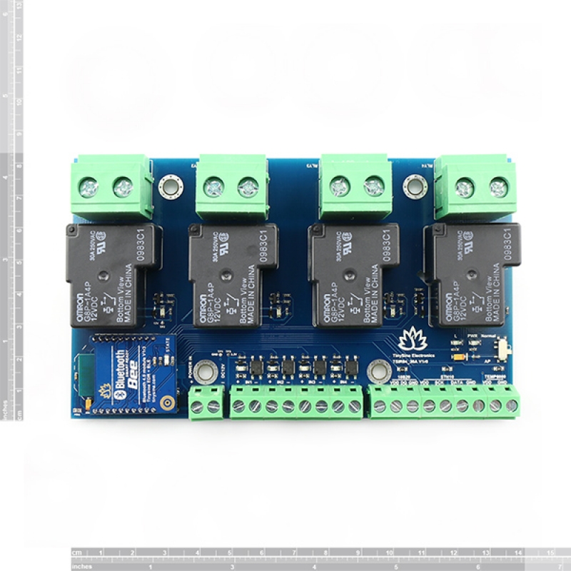 TSIR341 - 4 Channel Outputs ,4 optically Isolated Inputs 30A Bluetooth ...