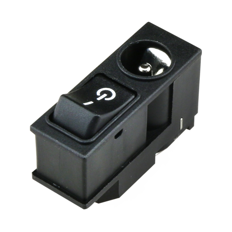 2.1mm DC Power Jack with Rocker Switch