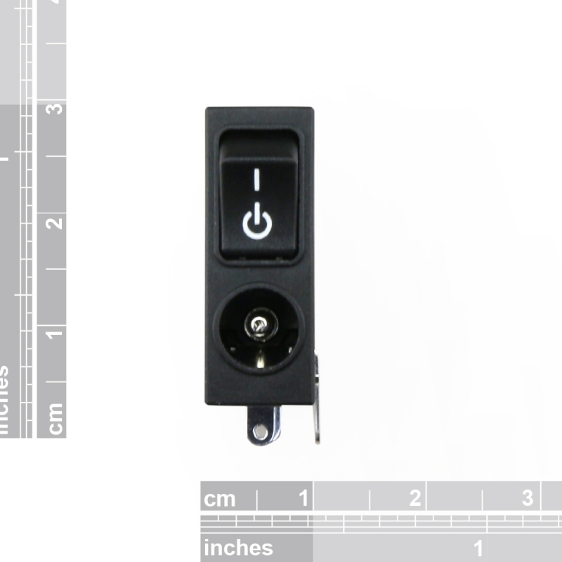 2.1mm DC Power Jack with Rocker Switch