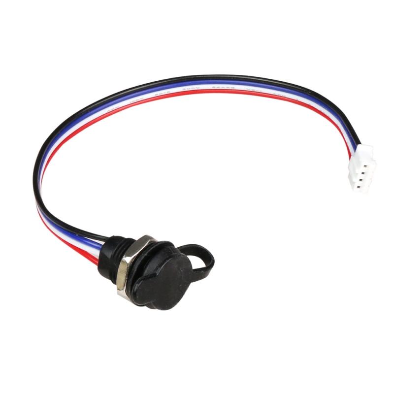 Screw Panel Mount USB-C to 4-pin JST PH Cable