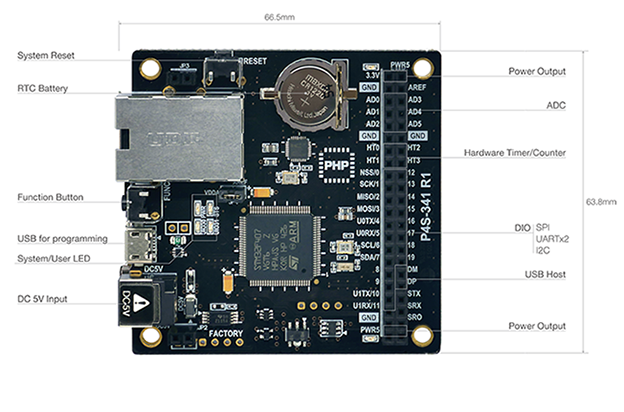 Programmable IoT Board - PHPoC Black