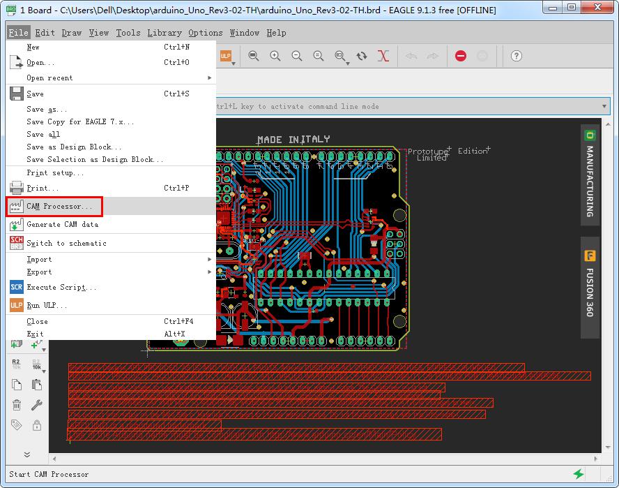 How to Export Gerber from Eagle 9 .brd File