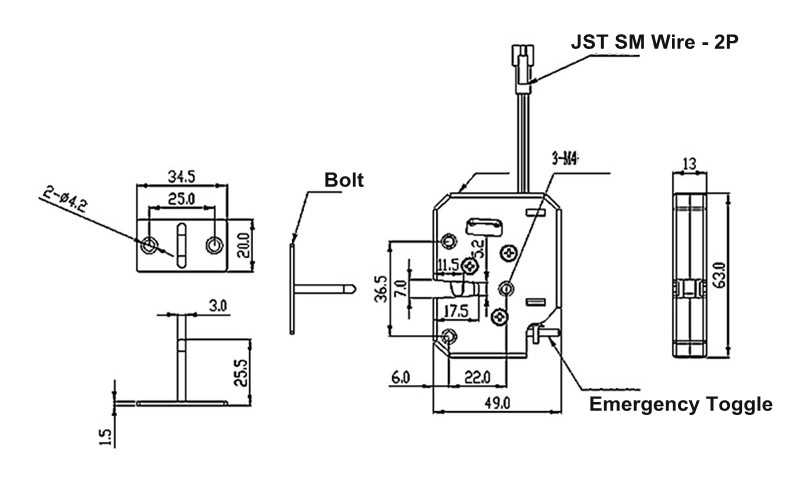 DC12V Electromagnetic Lock